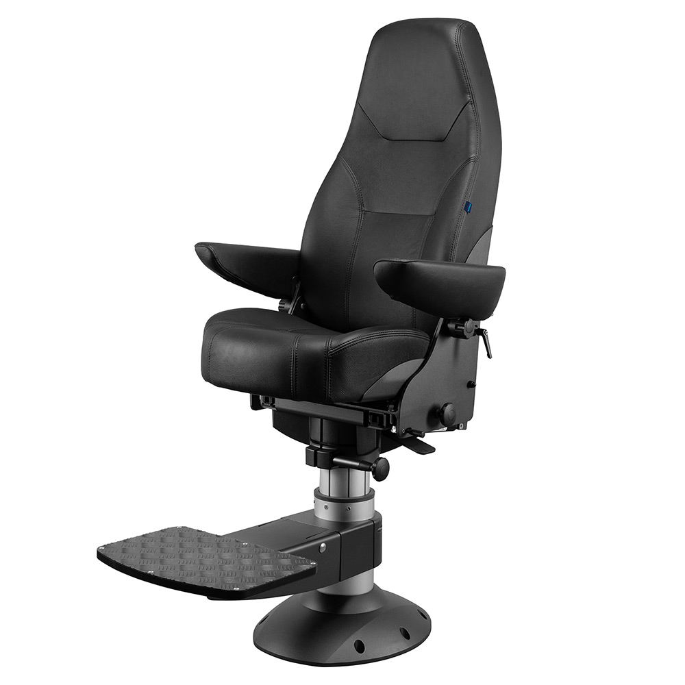 Norsap 1500 standaard stoel leer incl. flensvoet & voetensteun